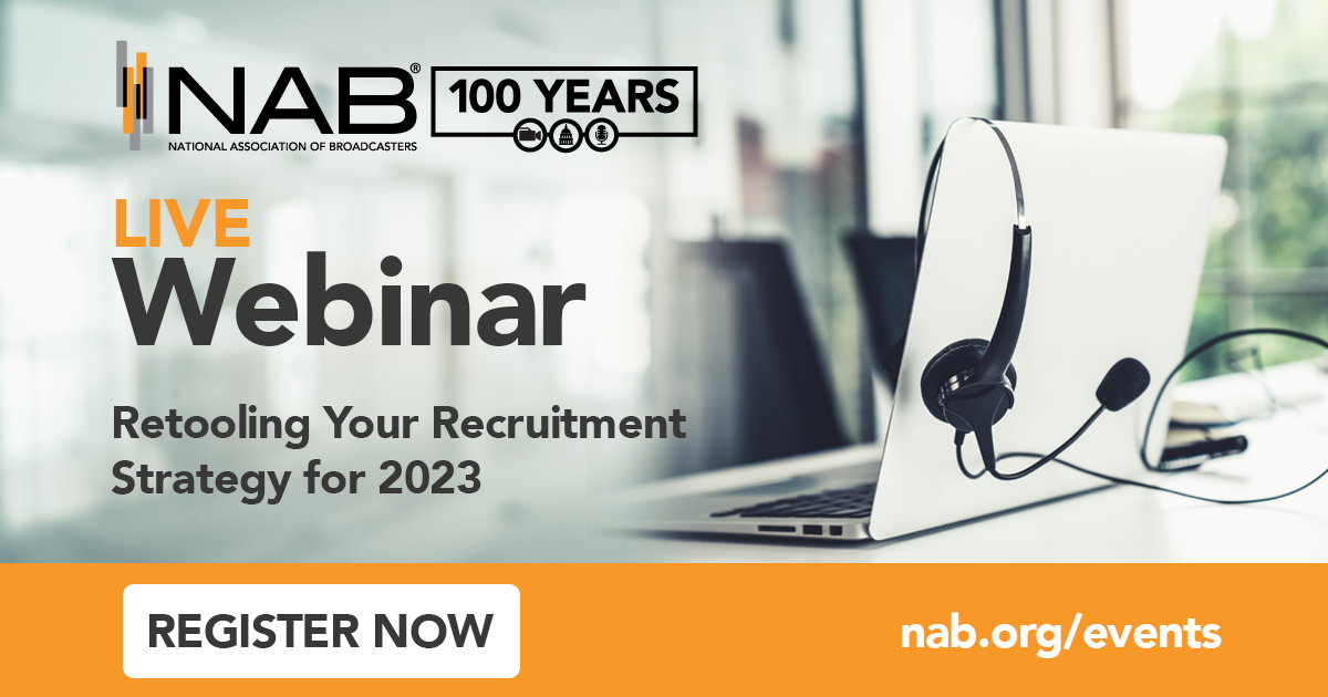 NAB Hosts Recruitment-Focused Webinar for Broadcasters | Newsroom | National Association of ...