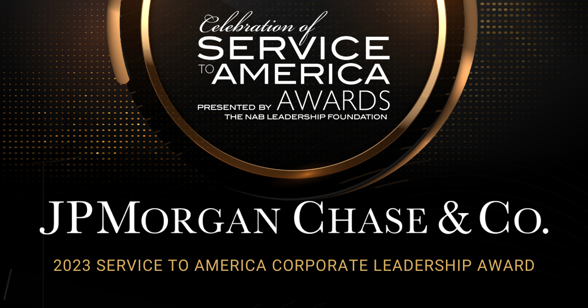 NAB Leadership Foundation to Honor JPMorgan Chase With Corporate ...