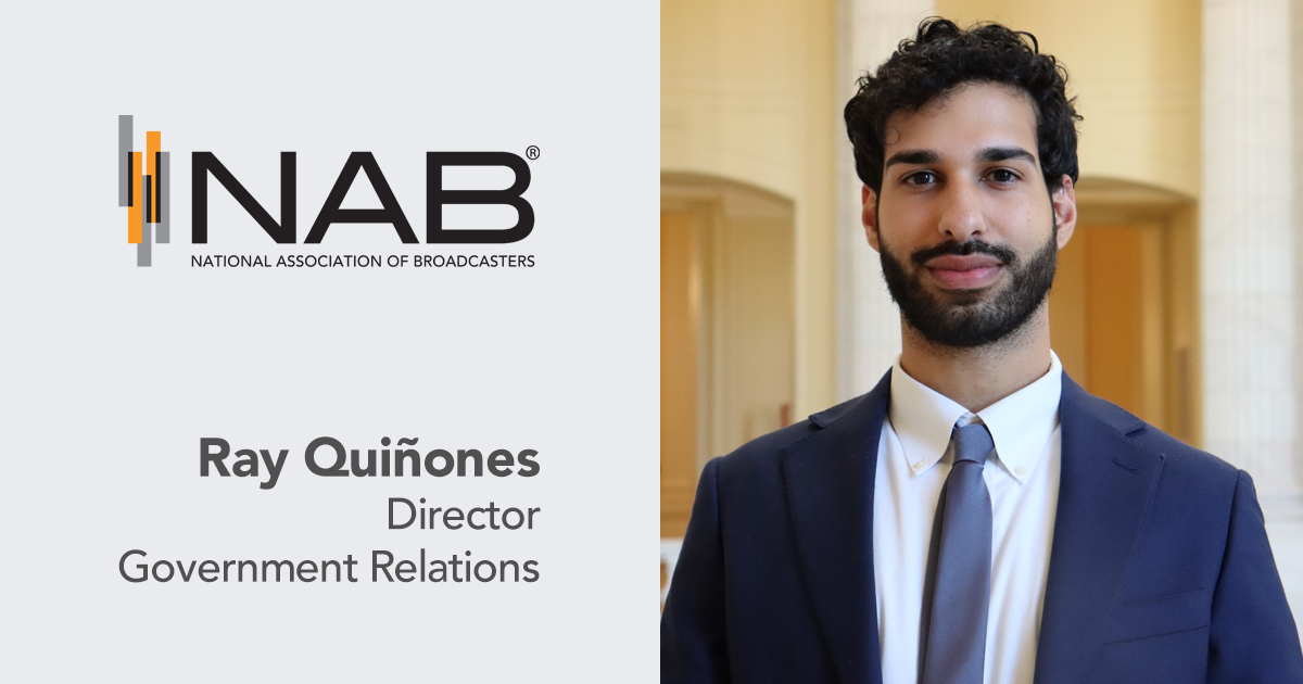 Ray Quiñones Joins NAB as Director of Government Relations | Newsroom ...